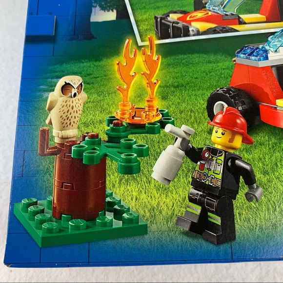 Lego | Toys | Lego City Forest Fire 6247 Building Toy Set 84 Pieces ...